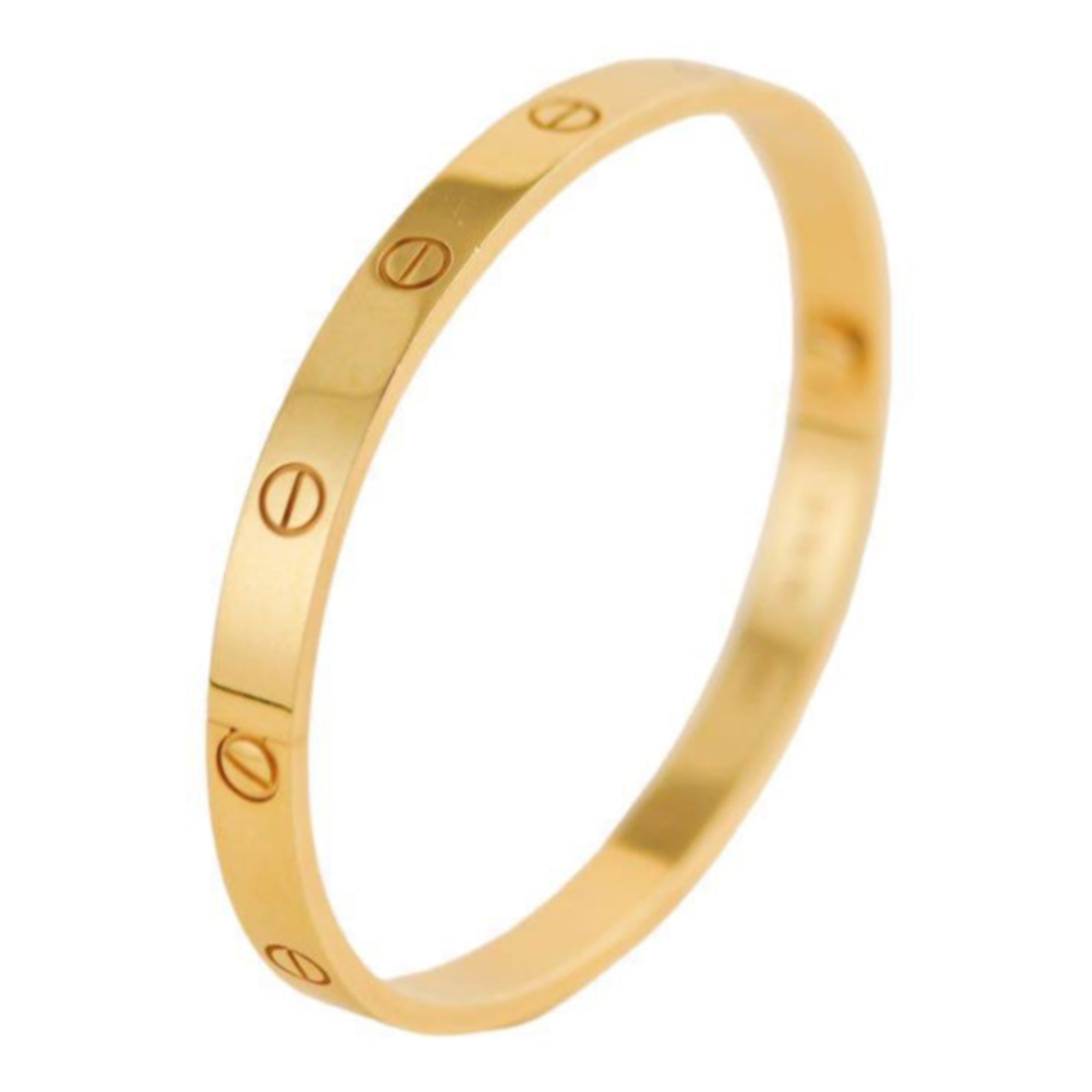 Cartier Love 18K Yellow Gold Bracelet Size 17 – Dandelion Antiques